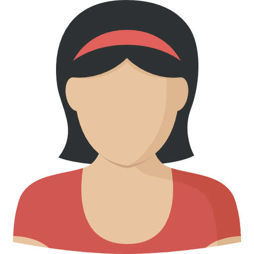 Social, user, woman, Avatar, profile icon