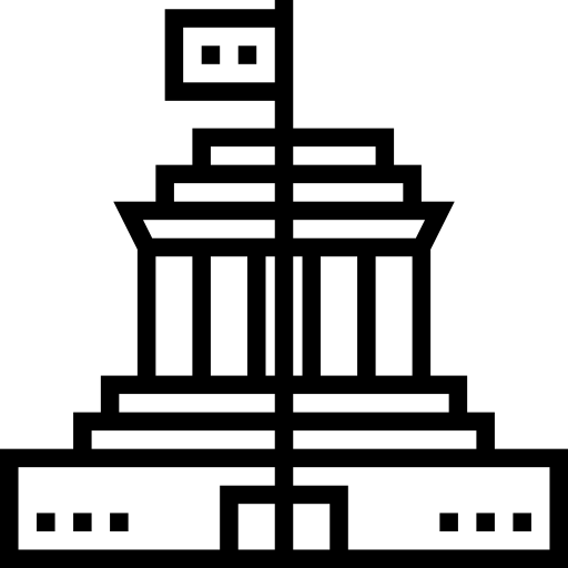 Ho Chi Ming Mausoleum, Monuments, landmark, Architectonic, Vietnam icon