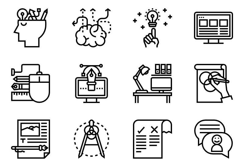 Design thinking Icon