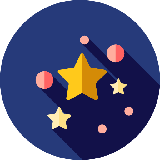 education, space, science, Stars, galaxy, universe icon