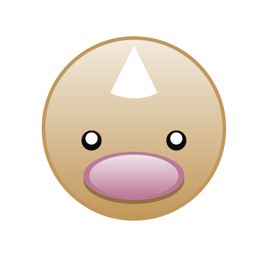 monster, diglett, Go, pokemon, cute icon