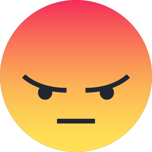 Emoticon, Emoji, Angry, sad, reaction icon