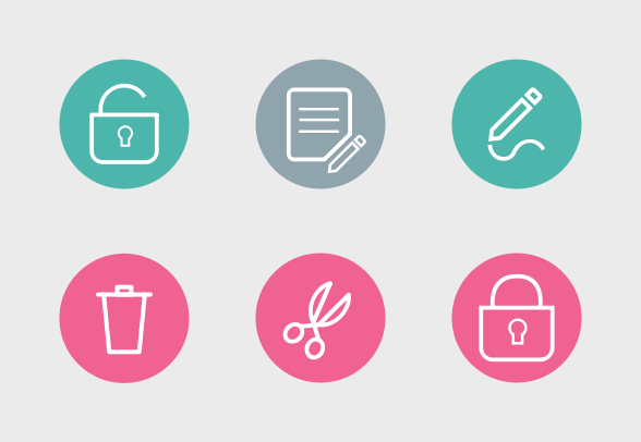 Circle Content Icon - Page 2