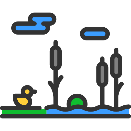 Quay, nature, sea, landscape, Dock, lake, pier icon