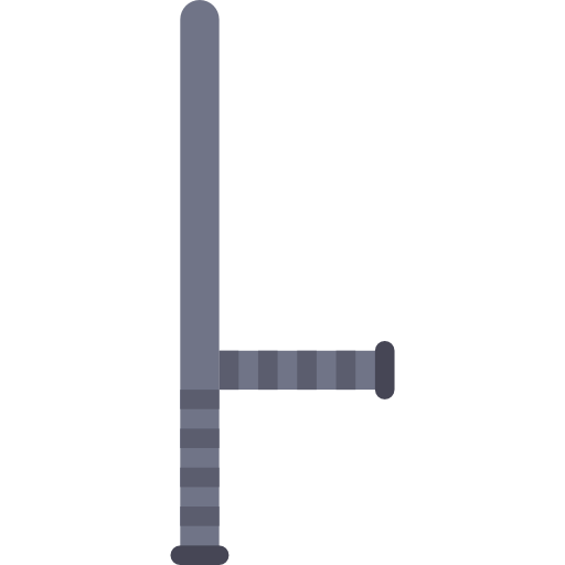 weapons, stick, police, Baton, bat, hit, security icon