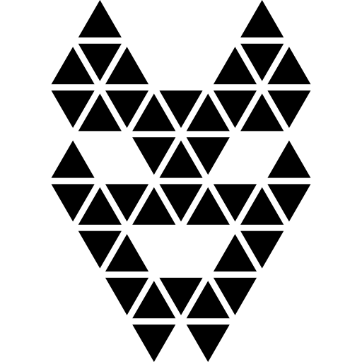 shapes, head, Animals, polygonal, Triangles, wolf, Animal, shape, Small ...