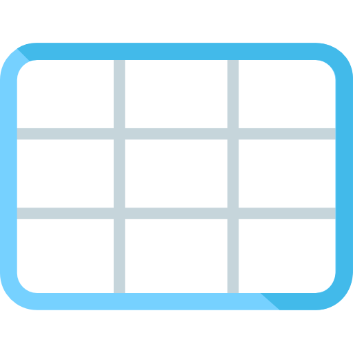 Design, table, Grid, ui, Rectangles, Edit Tools icon