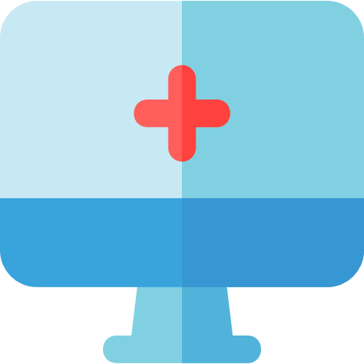 medical, hospital, Healthcare And Medical, Computer, monitor, screen icon