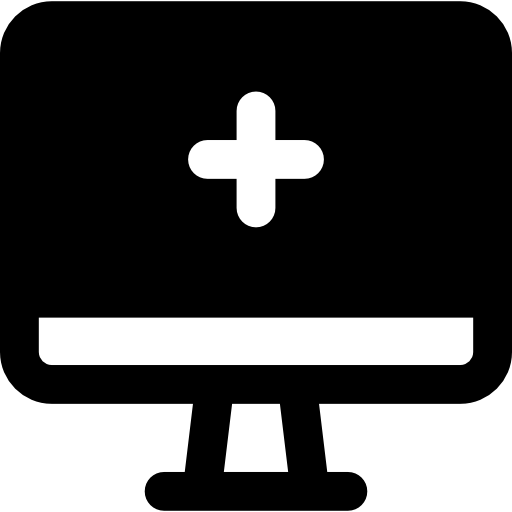 Computer, Healthcare And Medical, monitor, screen, medical, hospital icon