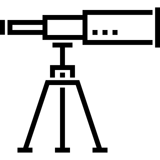 science, education, Observation, space, telescope, Tools And Utensils icon