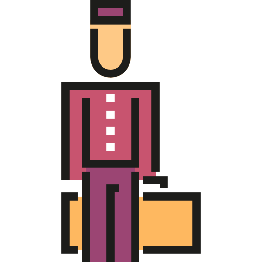 profession, Bellhop, Bellboy, Professions And Jobs, people, hotel, job icon