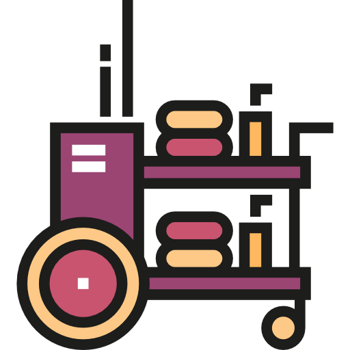 miscellaneous, trolley, cleaning, Wiping icon