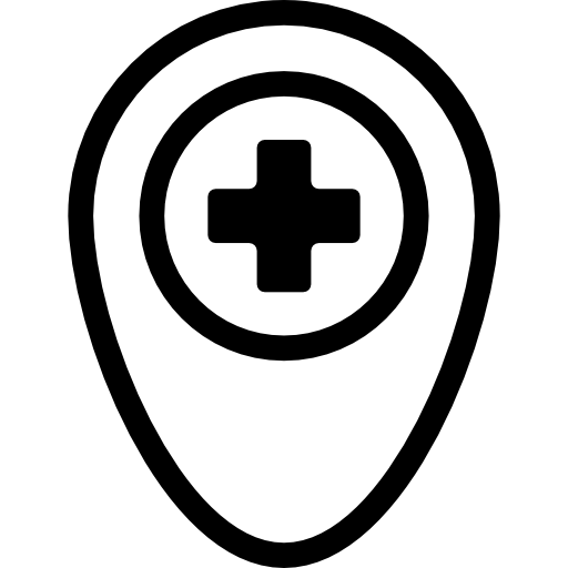 medical, hospital, Gps, Map Location, Map Point, Healthcare And Medical ...