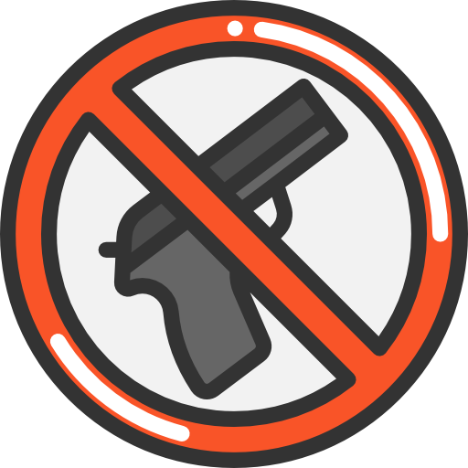 forbidden, prohibition, weapons, Not Allowed, Signaling icon