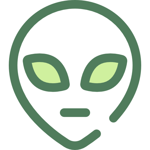 Alien, space, galaxy, extraterrestrial, people, user, Ufo, Avatar icon
