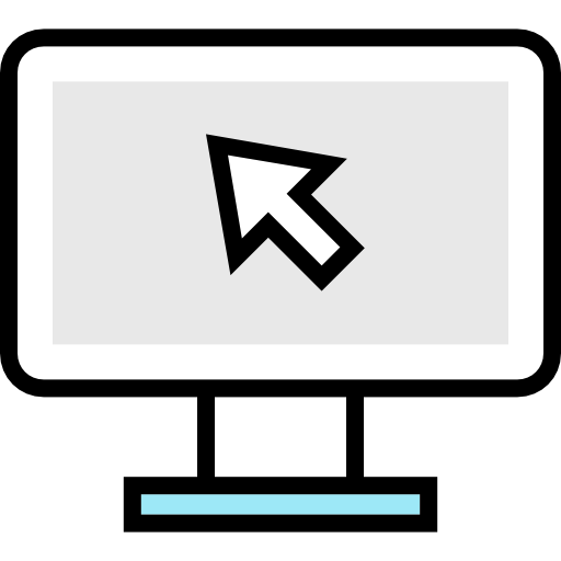 Computer, monitor, screen, Cursor icon