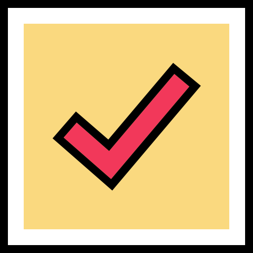 Shapes And Symbols, Check, Checked, symbol icon