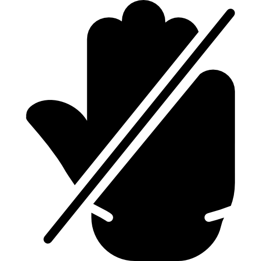 Hands And Gestures, Hand, forbidden, Gesture, prohibition icon