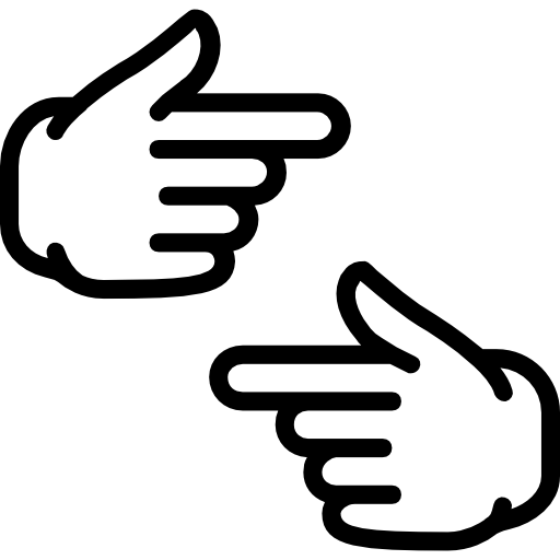 Direction Signs Hand