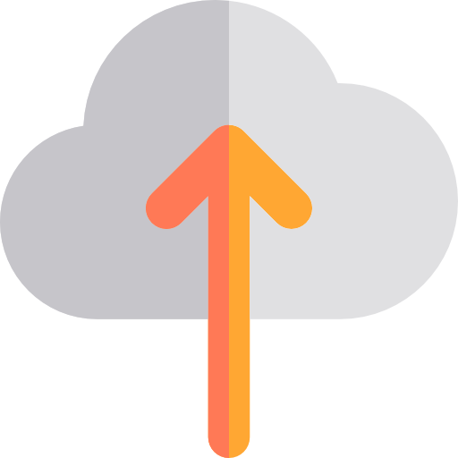 Multimedia, Arrows, upload, Orientation, north, Direction, Cloud computing, up arrow, uploading icon