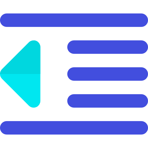 Multimedia, Text, interface, Alignment, Outdent, option, lines, symbol ...