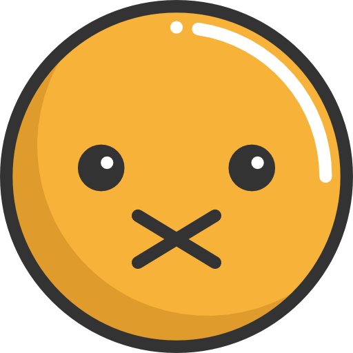 muted, emoticons, Emoji, feelings, Smileys icon