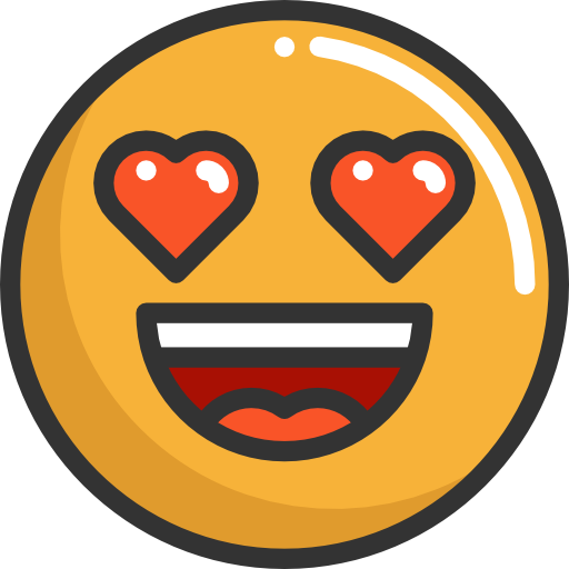 emoticons, Emoji, in love, feelings, Smileys icon