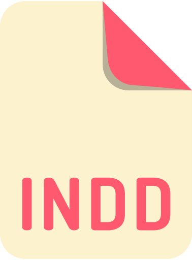 Extension, name, indd, File icon