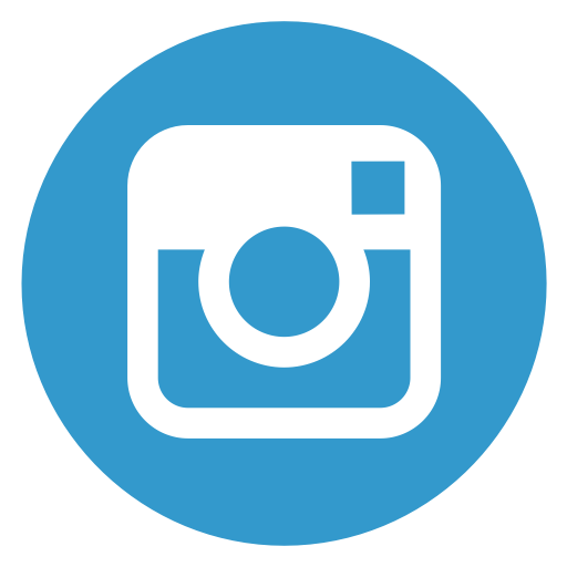 round, social media, Instagram icon
