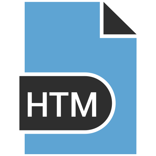 File, Extension, name, htm icon