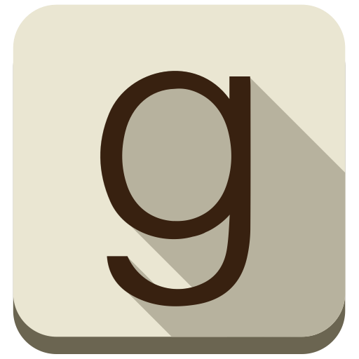 Books, square, g, social media, Goodreads, Ebooks icon
