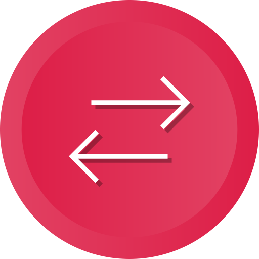 Arrows, switch, swap, Orientation, Direction icon