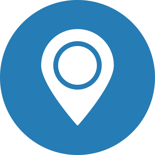 Blue, Map, marker, navigation, Gps, location, Direction icon