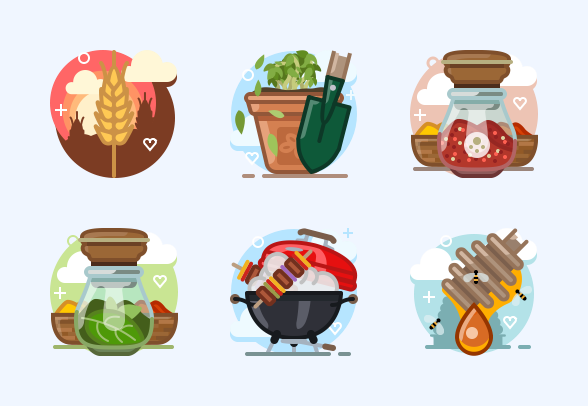 Free skycons mix (April) Icon