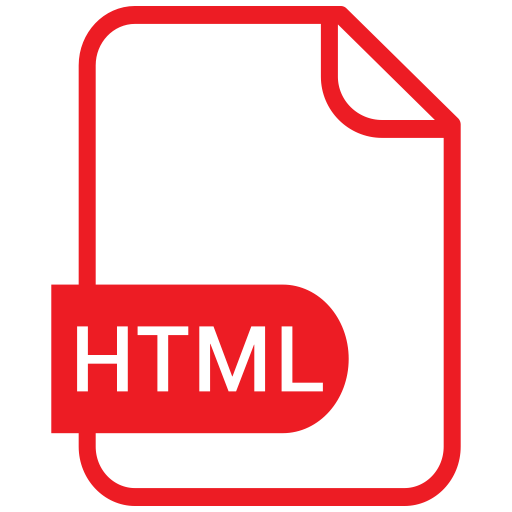 Format, Eps, document, html, File icon