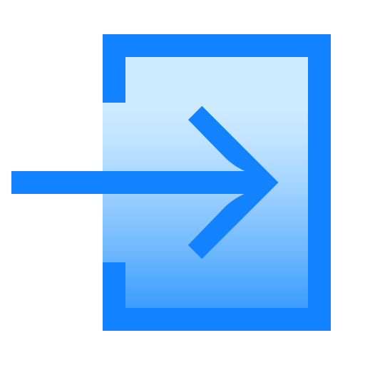 Door, out, signout, Exit, Close, Arrow icon