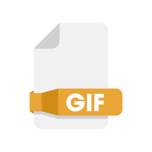 Folder, document, Gif, files icon