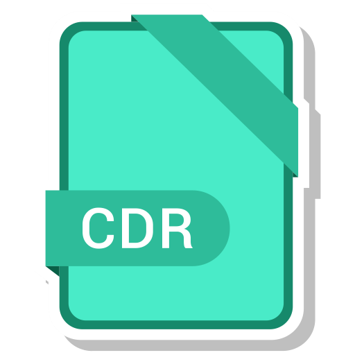 paper, Cdr, File, Format, Extension icon