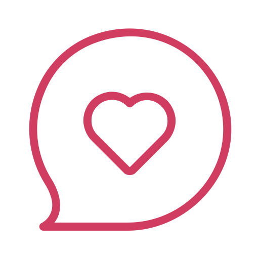 Heart, Favourite, Comment, Chat, Like, Bubble icon