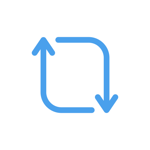 Reload, share, repeat, retweet icon