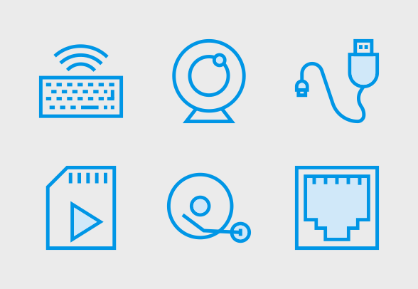 Computer Hardware Cute Style vol 1 Icon