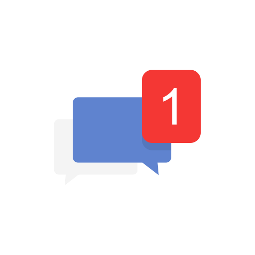 Message, Chat, inbox, one message icon