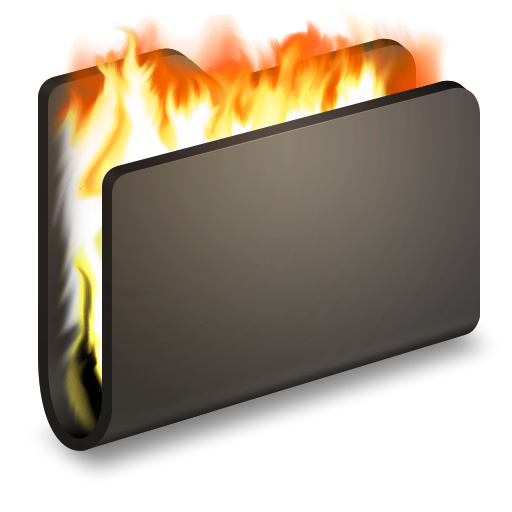 Burn, Folder icon