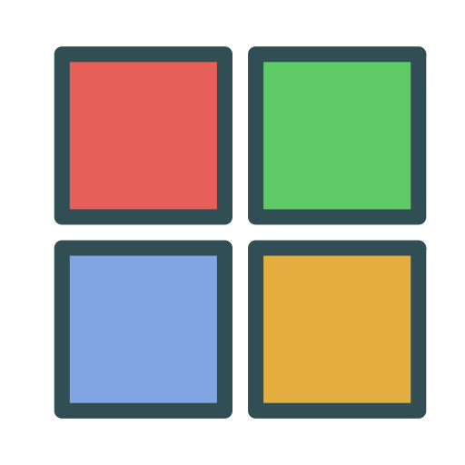 windows, shape, square, Brand icon